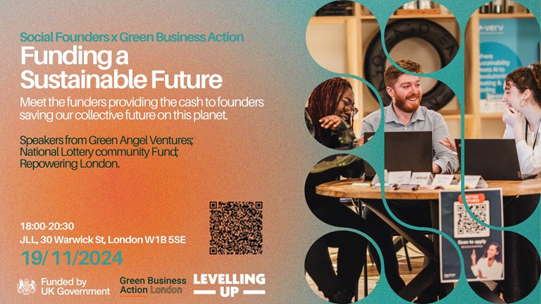 Funding a Sustainable Future, Tuesday 19th Nov 2024 | Grow London Local